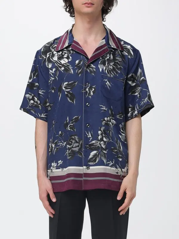 Dolce & Gabbana Floral Print Silk Shirt
