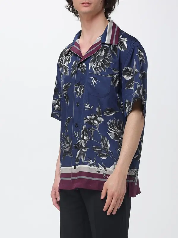 Dolce & Gabbana Floral Print Silk Shirt