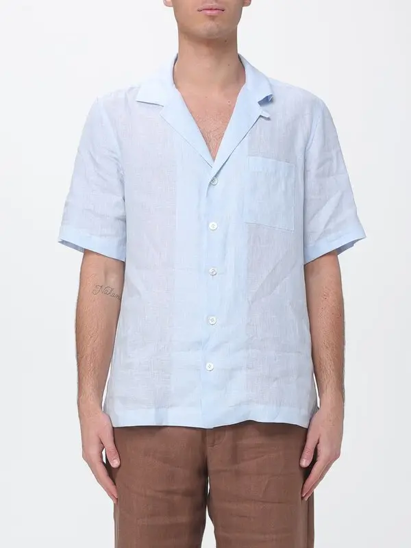 LARDINI Basic Linen Shirt