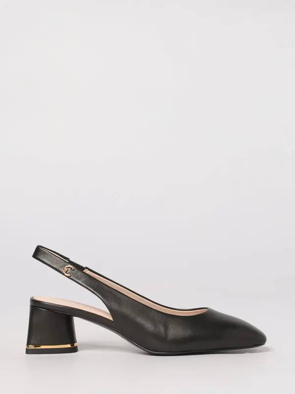 COCCINELLE C-everyday Leather Slingbacks - Black