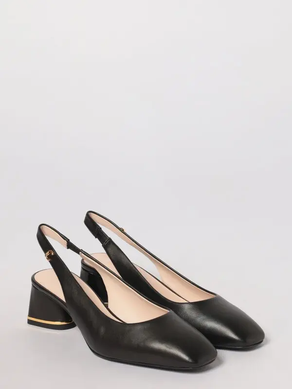 COCCINELLE C-everyday Leather Slingbacks - Black