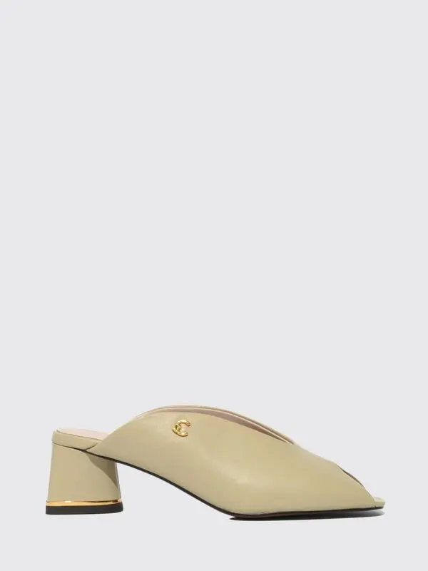 COCCINELLE Heeled Mules - Beige