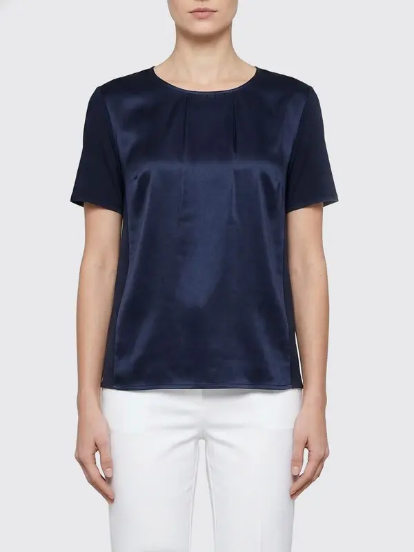 Max Mara Satin Blouse - Blue
