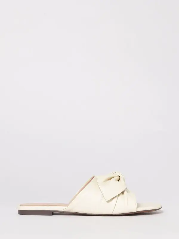 COCCINELLE Furoshiki Leather Mules With Bow Detailing