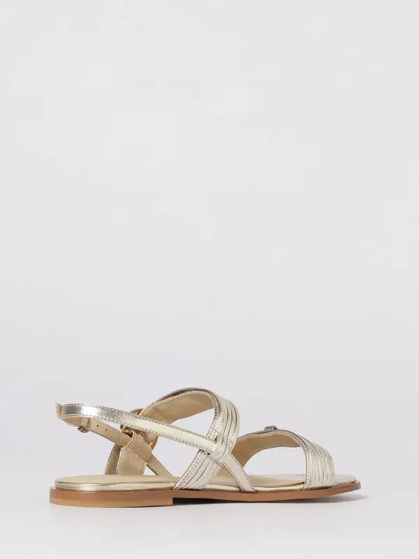 Pinko Milly 08 Leather Sandals - Grey