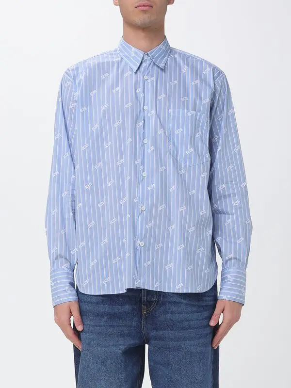 Gcds Striped Logo Shirt