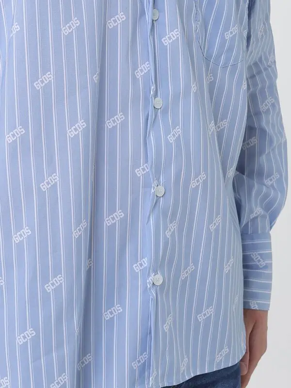 Gcds Striped Logo Shirt