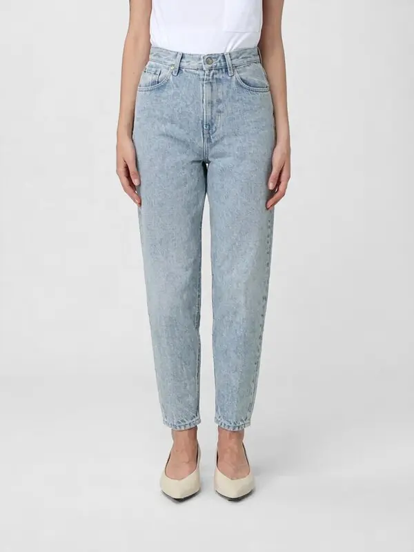 DONDUP Cropped Denim Trousers - Blue