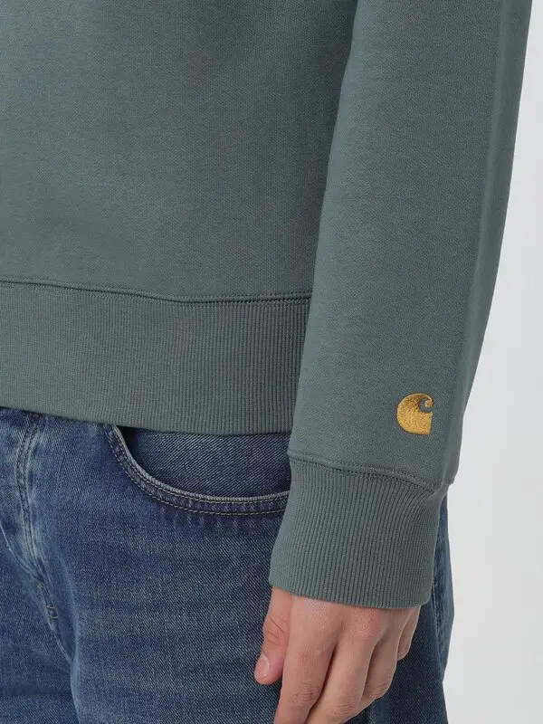 Carhartt Work In Progress Cotton Blend Crewneck Sweatshirt - Green