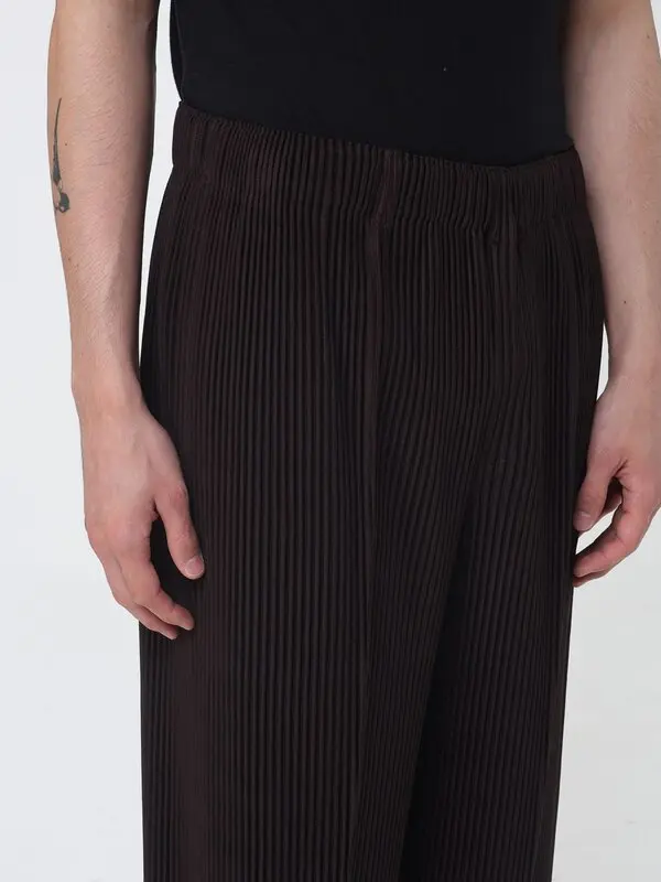 Issey Miyake Homme Plissé Pleated Wide Leg Trousers