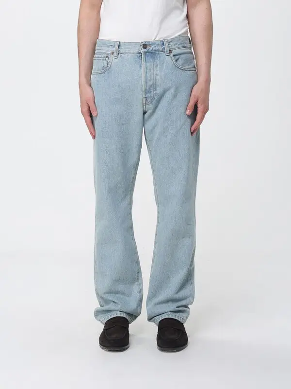 Valentino Garavani Straight Leg Cotton Jeans - Denim