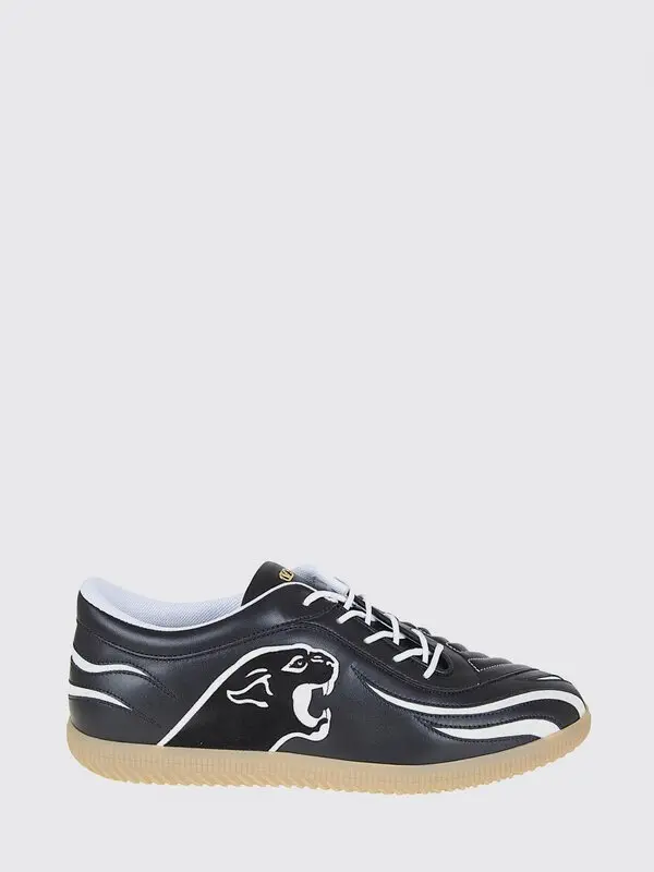 Valentino Garavani Leather Sneakers With Graphic Detail