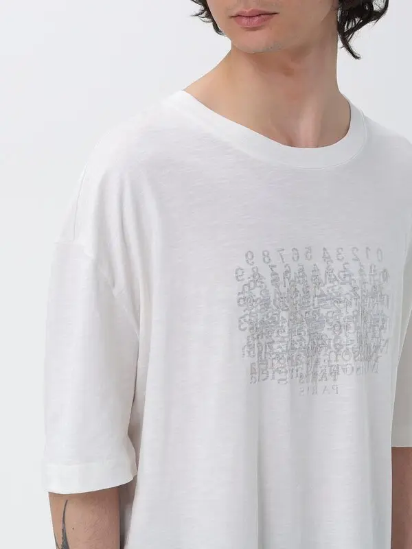 MAISON MARGIELA Cotton T-shirt With Logo