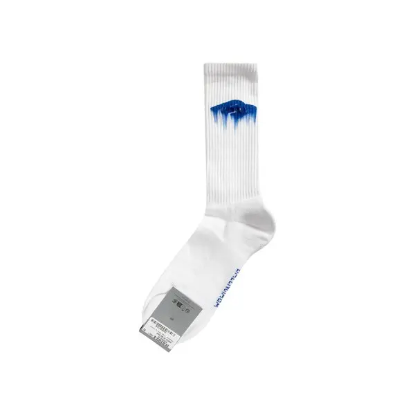 Balenciaga Ribbed Socks - White