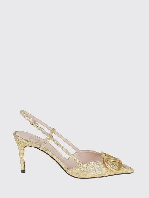 Valentino Garavani Slingback Heeled Pumps - Gold