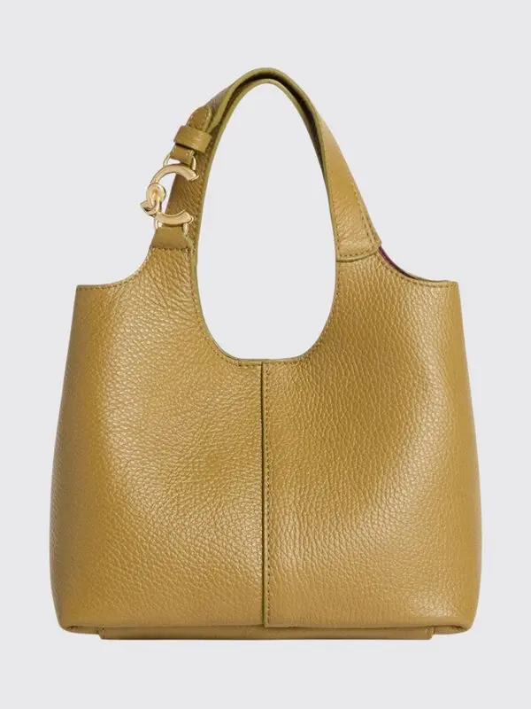 COCCINELLE C-easy Hammered Leather Mini Handbag