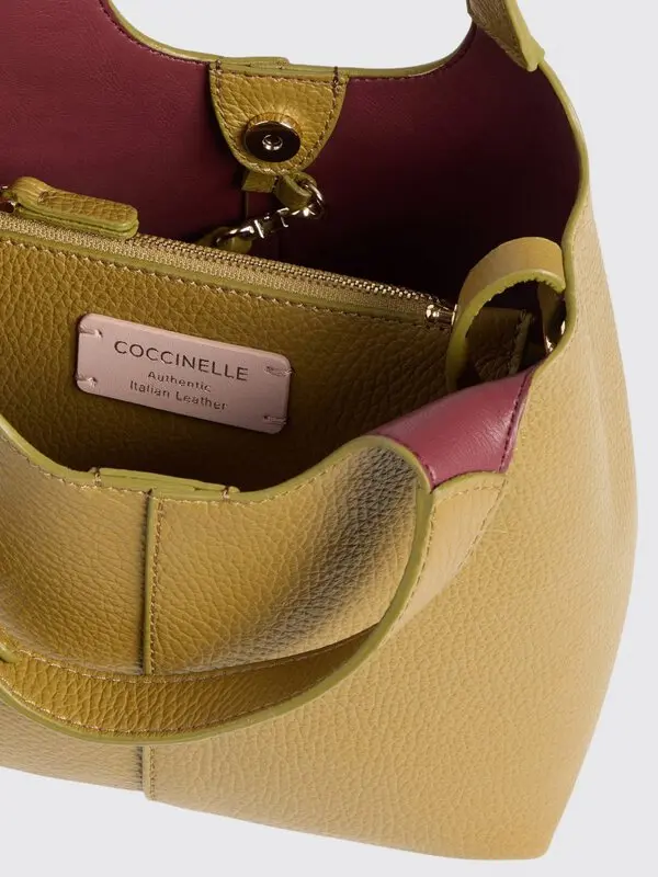 COCCINELLE C-easy Hammered Leather Mini Handbag