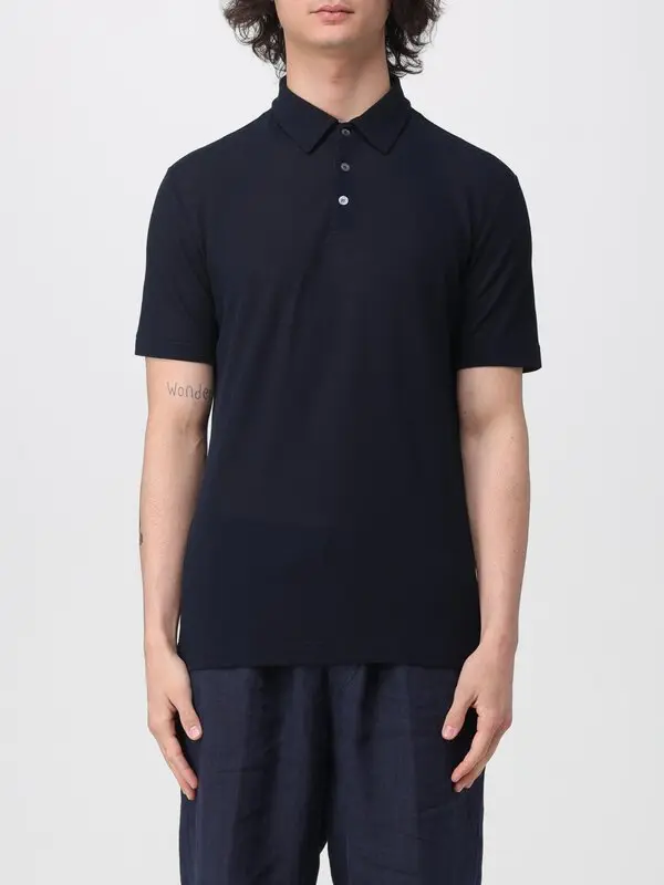 ZANONE Polo Shirt - Black