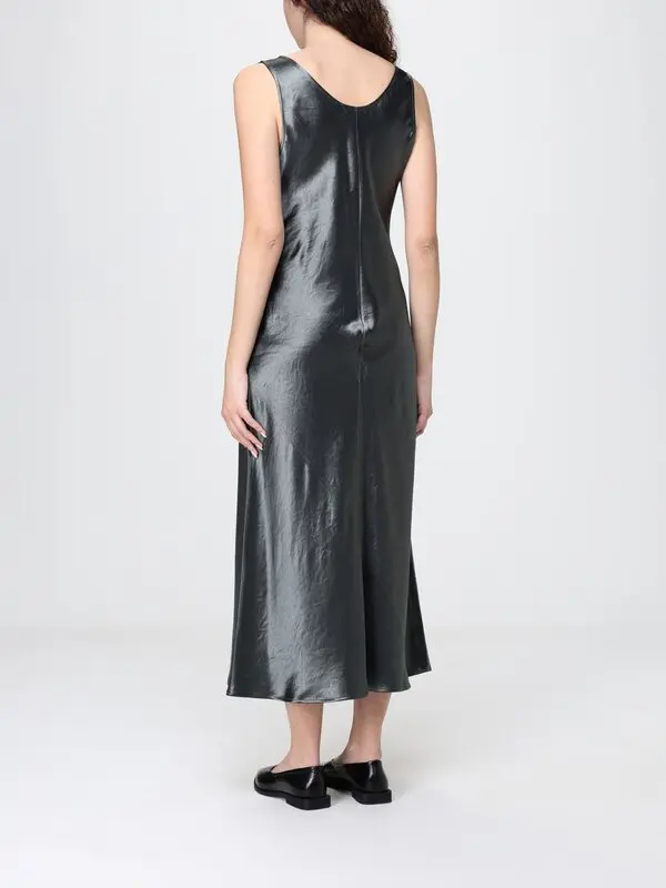 Max Mara Satin Midi Dress - Grey