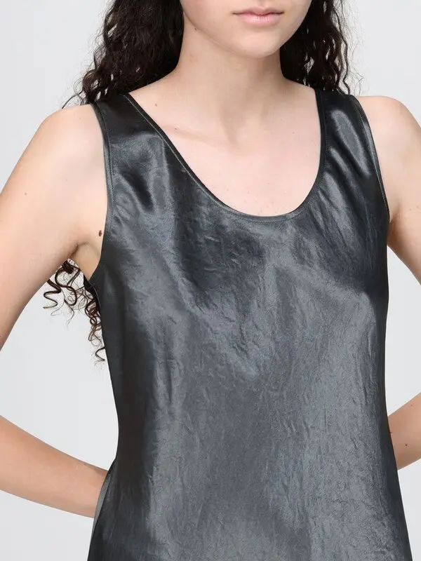 Max Mara Satin Midi Dress - Grey