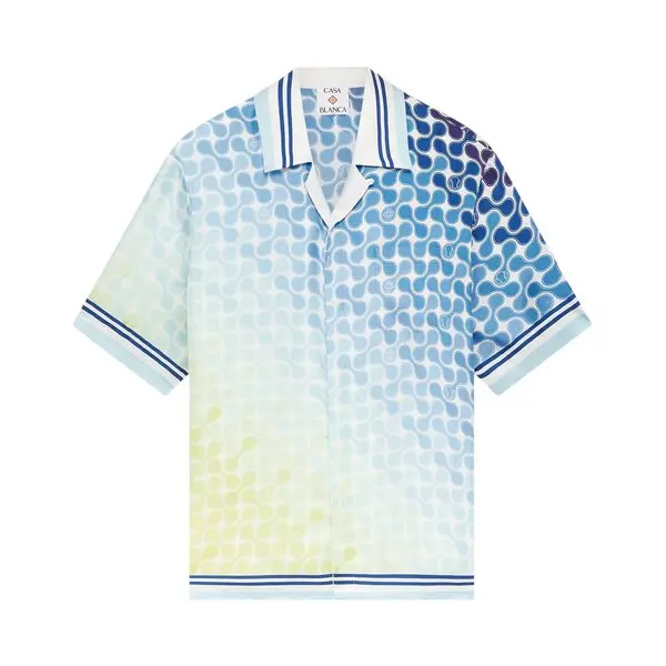 Casablanca Cuban Collar Short-sleeve Shirt