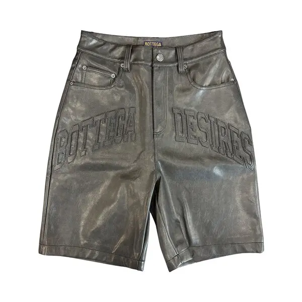 BOTTEGA DESIRES Leather Shorts