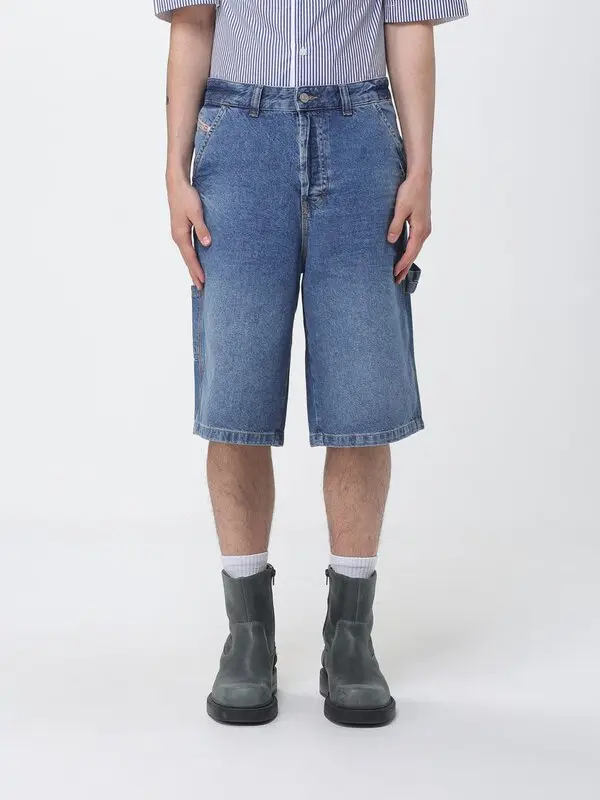 DIESEL® D-livery-w-short Denim Shorts - Blue