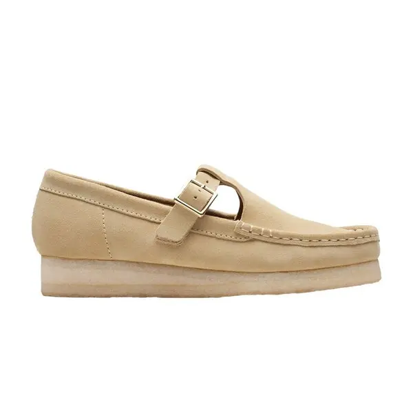 Clarks Wallabee T-bar Moc Toe - Brown