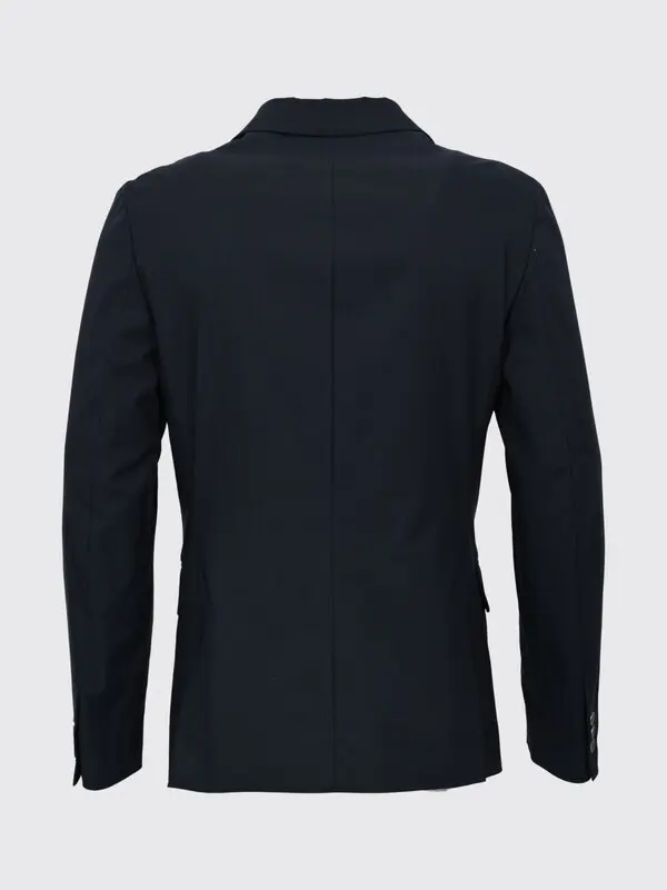 PAOLO PECORA Double Breasted Jacket - Blue