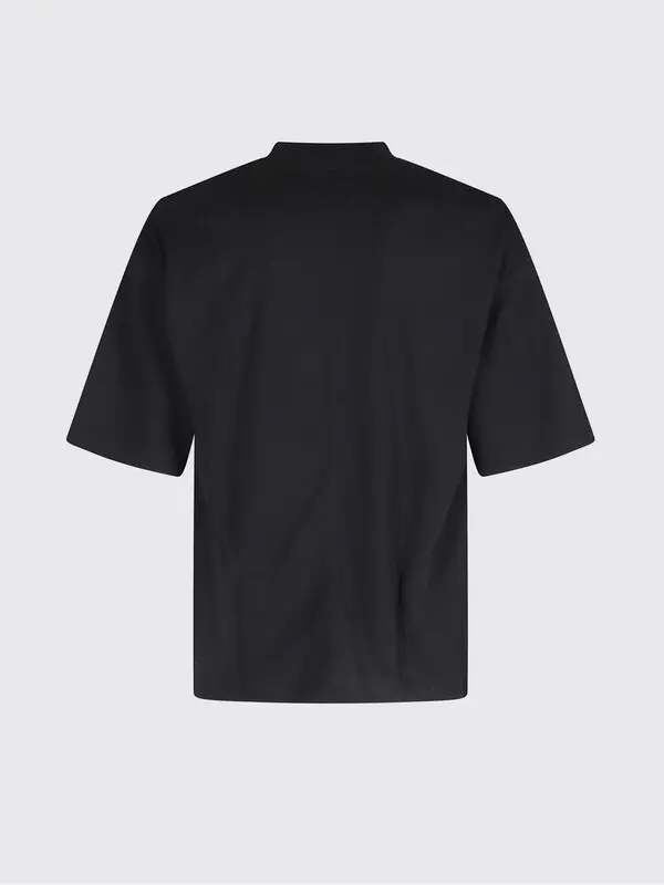 PAOLO PECORA Oversized Cotton T-shirt - Black