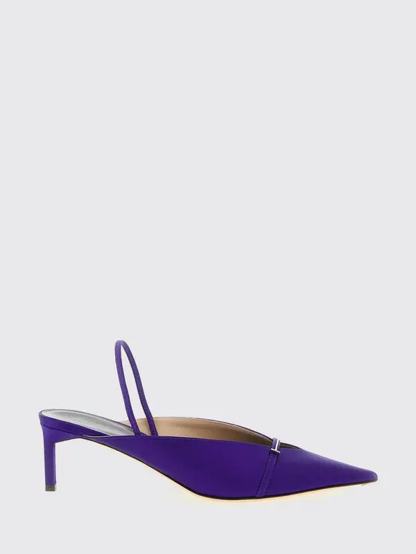 TOM FORD D'orsay Satin Slingback Pumps - Violet