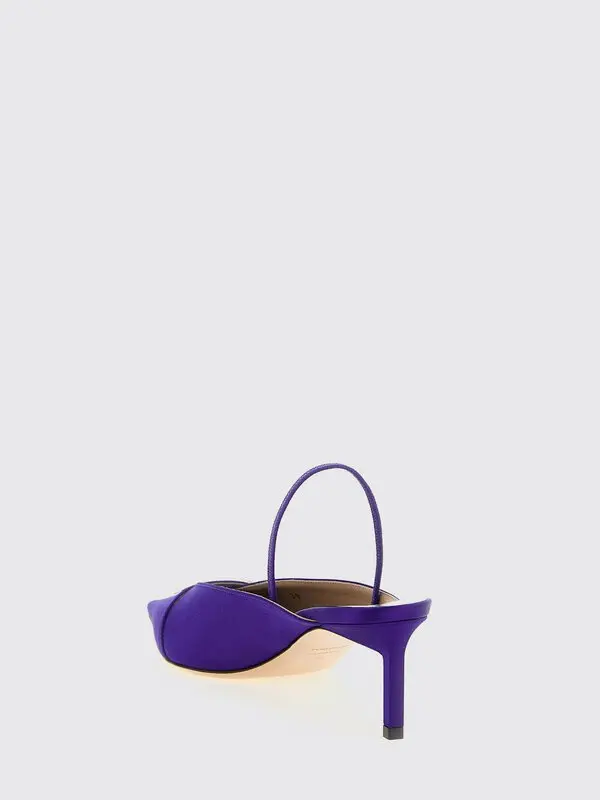 TOM FORD D'orsay Satin Slingback Pumps - Violet