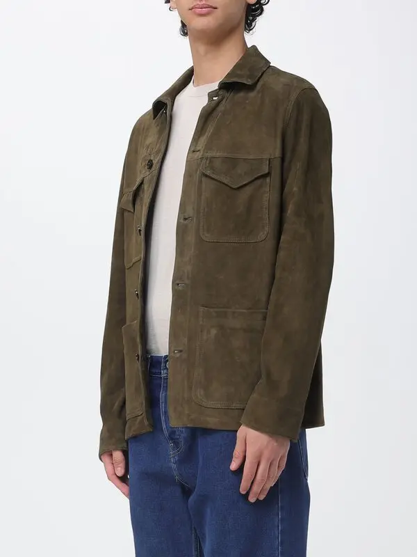 Boglioli Suede Leather Jacket - Brown