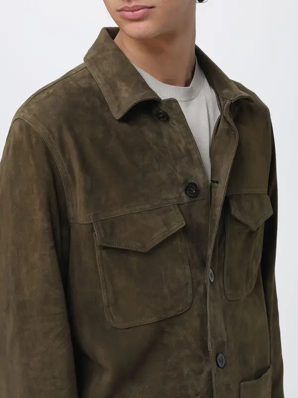 Boglioli Suede Leather Jacket - Brown