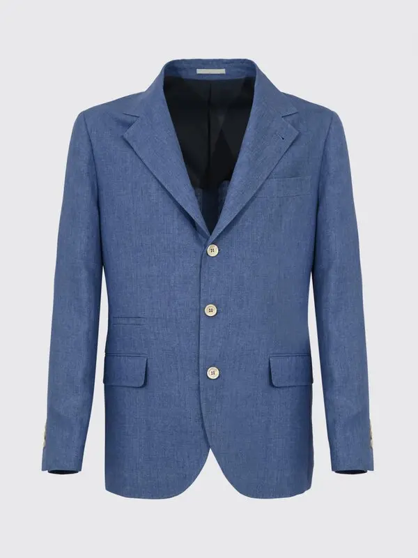 Brunello Cucinelli Single Breasted Jacket - Stone Bleached