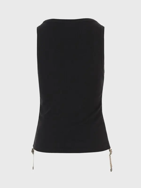Burberry Ribbed Tank Top - Black