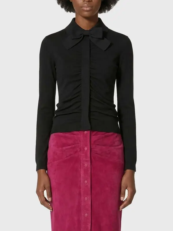 Valentino Garavani Viscose Blend Cardigan - Black