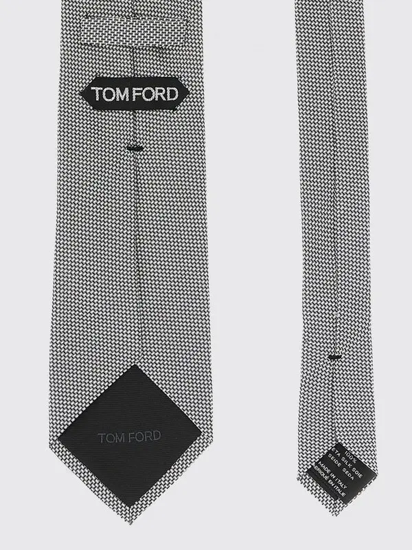 TOM FORD Neck Tie - Silver