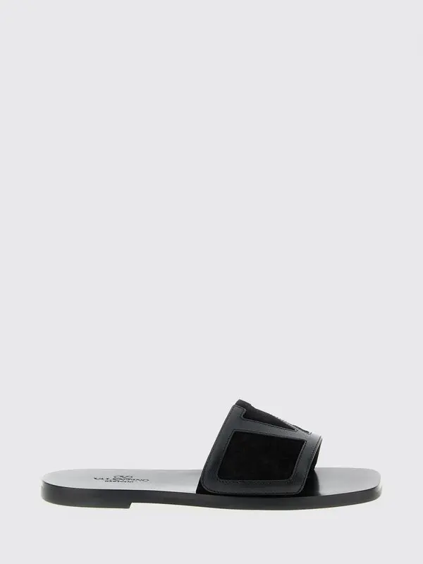 Valentino Garavani Leather Sandals - Black