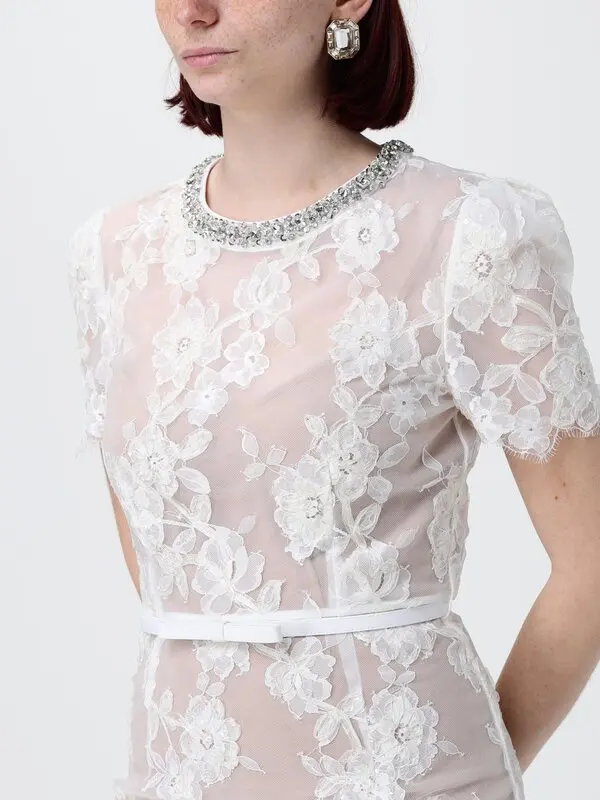 SELF-PORTRAIT Lace Midi Dress