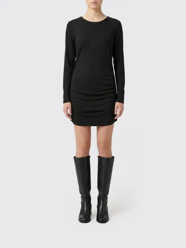 Patrizia Pepe Ruched Mini Dress - Black