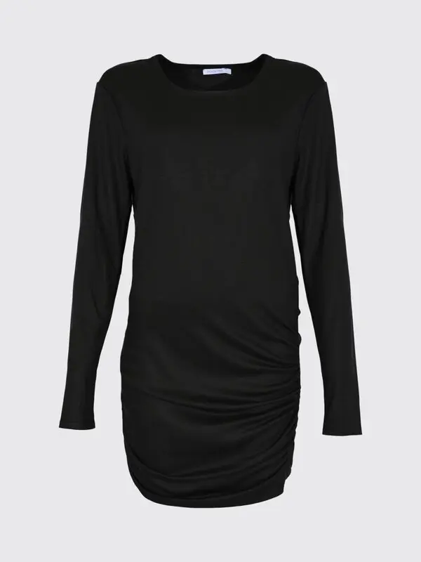 Patrizia Pepe Ruched Mini Dress - Black