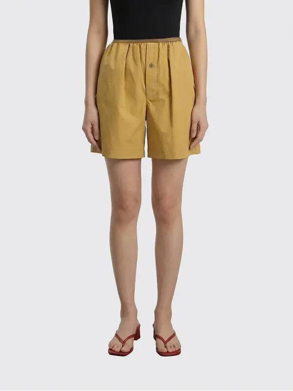 LEMAIRE Cotton Silk Shorts - Beige