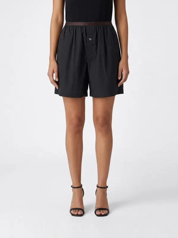 LEMAIRE Cotton Silk Shorts - Grey