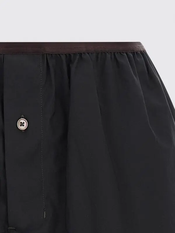 LEMAIRE Cotton Silk Shorts - Grey