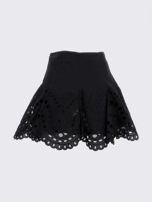 Charo Ruiz Ibiza Embroidered Skirt - Black