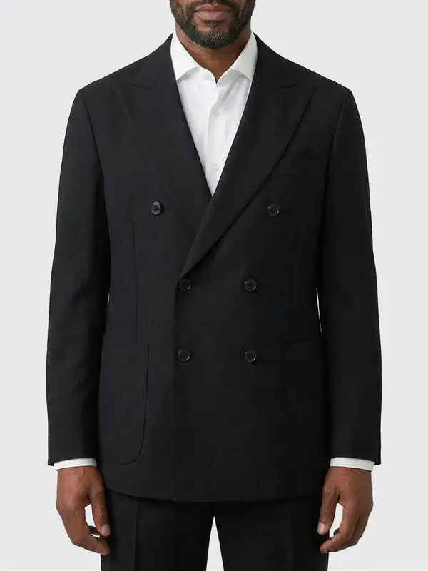 Barena Venezia Double Breasted Blazer - Black