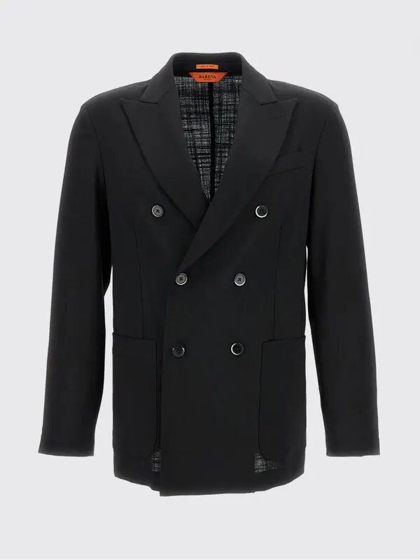 Barena Venezia Double Breasted Blazer - Black