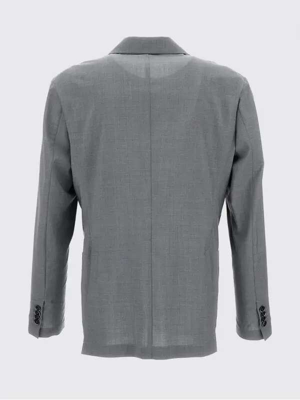 Barena Venezia Single-breasted Virgin Wool Blazer - Grey