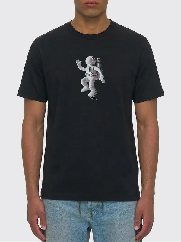 Paul Smith Printed Cotton T-shirt - Black
